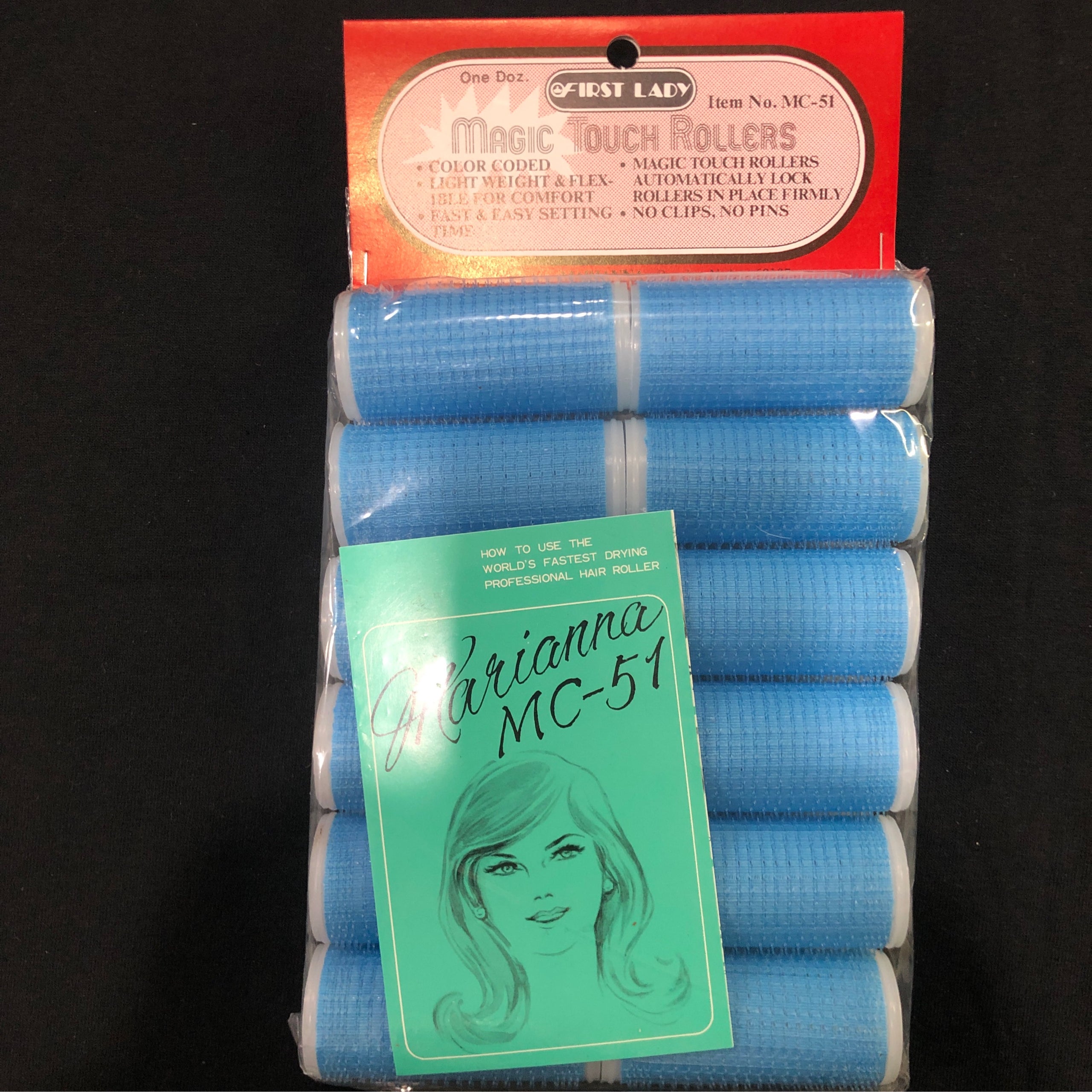 Magic Touch Rollers Blue 12pk | Armstrong's Beauty Supply LLC.